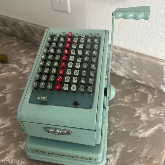 Paymaster | Other | Vintage Paymaster Machine Rare Color | Poshmark